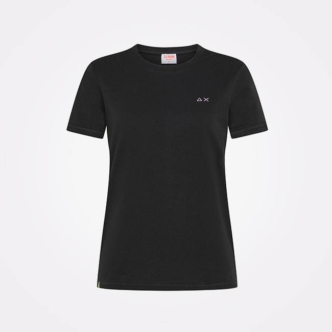 SUN68 T-shirt Round Neck S/s Black