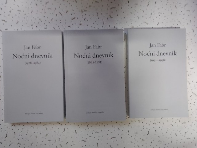 Noćni dnevnik - Jan Fabr 1978-1998 (1-3)