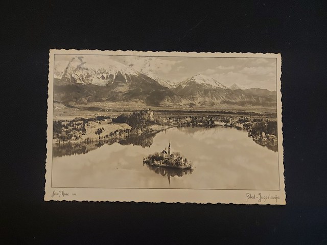 Stara razglednica  Bled