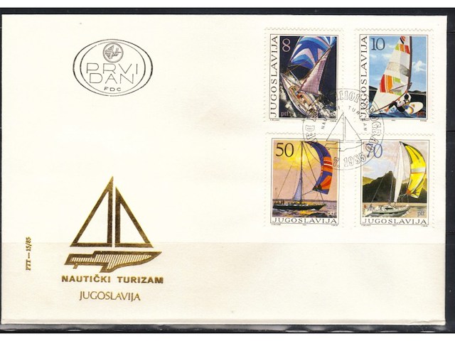 Nautički turizam 1985.,FDC