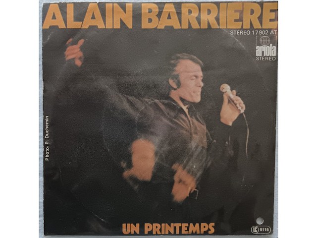 ALAIN  BARRIERE  -  UN  PRINTEMPS  ( Mint !!!)