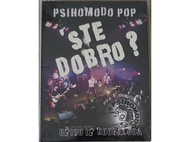 Psihomodo pop - `Ste dobro? / DVD + CD (novo)