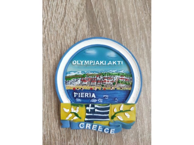 Magnet za frižider Pieria regija Grčka Paralija