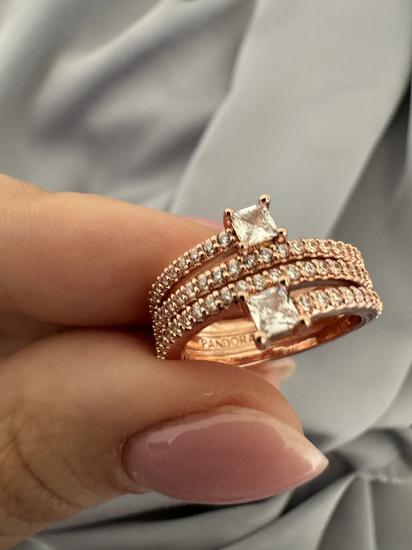 Panora rosegold spirala prsten 17mm