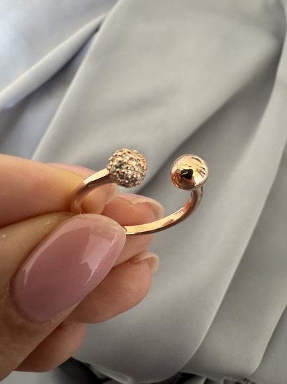 Pandora rosegold prsten