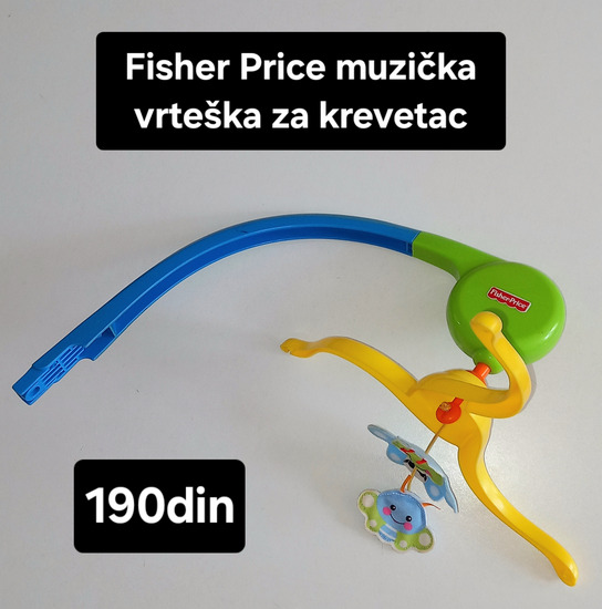 Fisher Price muzička vrteška bebe za krevetac