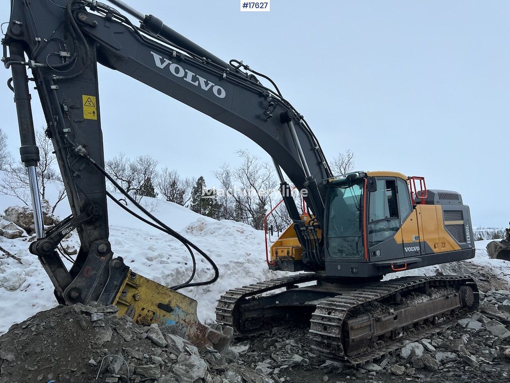 Volvo EC380EL excavator w/ 4370 hours WATCH VIDEO bager guseničar