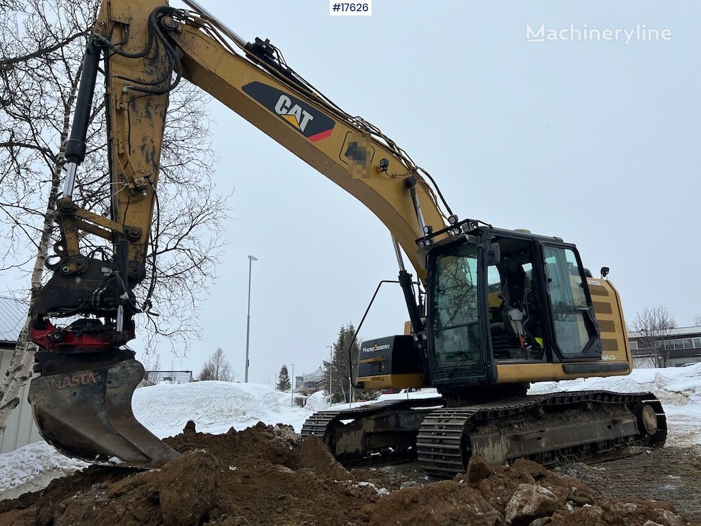 CAT 320EL-RR excavator w/ rototilt and central lubrication WATCH VID bager guseničar