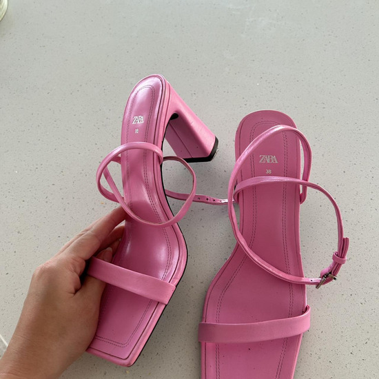 Kožne sandale Barbie 38