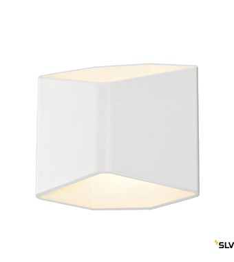 CARISO, LED WALL LUMINAIRE 2, 7,5W LED, 3000K, bela