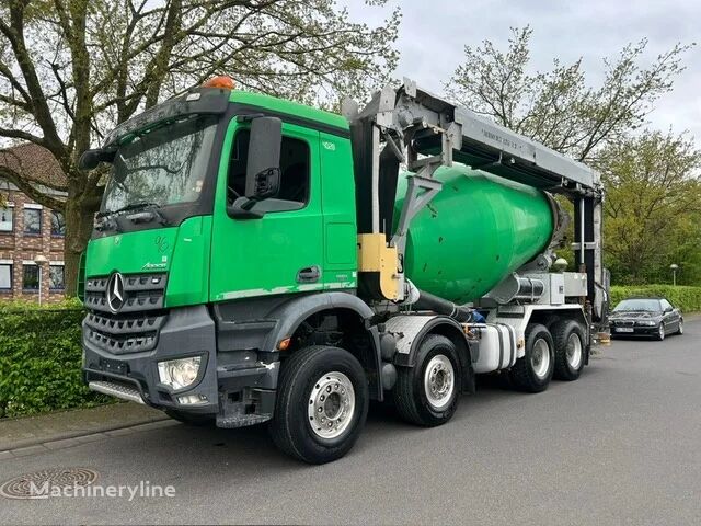 Mercedes-Benz Arocs 3243 Betonmischer 9 m³+Förderband Mit Funk kamion s mešalicom za beton