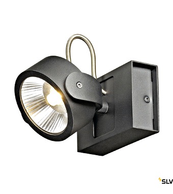 KALU LED 1 plafonska svetiljka, 17W, 1000lm, 3000K, crna