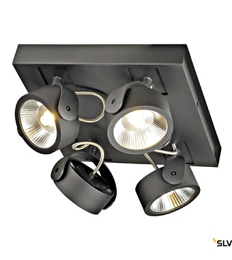 KALU LED 4 plafonska svetiljka, 60W, 4000lm, 3000K, crna
60°