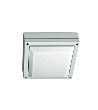 Plaza-Q LED 20W, E27, 100-240V, IP54, al., bela
zidna i plafonska svetiljka