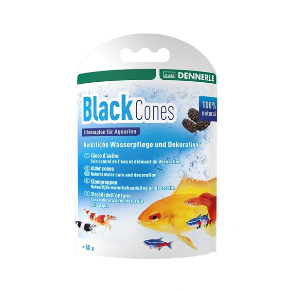 Dennerle Black Cones-Sušene šišarke crne jove 40g
