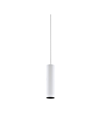 Tortoreto visilica 6,5W Ø60mm x H300mm beli IP20
Cilindrična viseća plafonska svetiljka