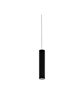Tortoreto visilica 6,5W Ø60mm x H300mm crni
Cilindrična viseća plafonska svetiljka