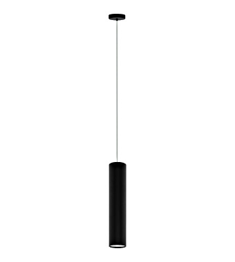 Tortoreto visilica 6,5W Ø60mm x H400mm crni
Cilindrična viseća plafonska svetiljka