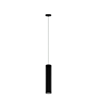Tortoreto visilica 6,5W Ø60mm x HM600 crni
Cilindrična viseća plafonska svetiljka