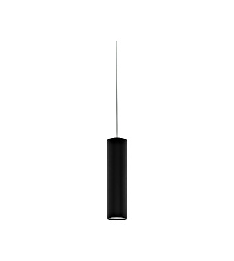 Tortoreto visilica 40W Ø100mm x H300mm crni
Cilindrična viseća plafonska svetiljka