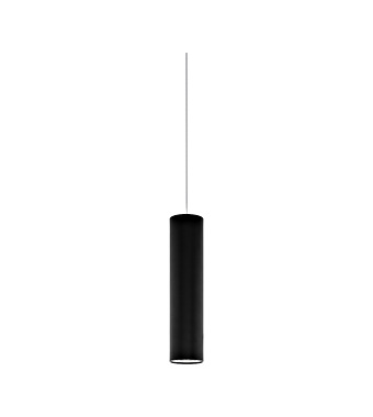 Tortoreto visilica 40W Ø100mm x H400mm crni
Cilindrična viseća plafonska svetiljka