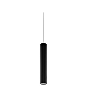 Tortoreto visilica 40W Ø100mm x HM600 crni
Cilindrična viseća plafonska svetiljka