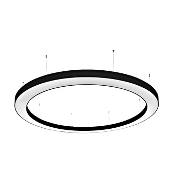 PASTRENGO 3 Ø3000 192W 19.440lm 840 230V LED crna DALI
Prstenasto direktno svetlo, uključen set za ovešenje. DALI dimabilna, crna strukturirana