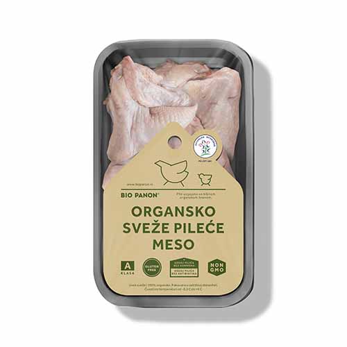 Organsko pileće meso i kosti za supu Bio Panon – oko 480g