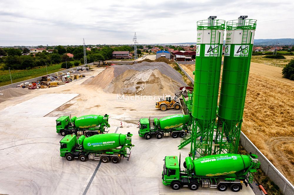 Nova FABO SKIP SYSTEM CONCRETE BATCHING PLANT | 110m3/h Capacity | STOCK asfaltna baza