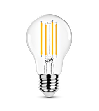 LED Filament Classic 8W 2700K 1055lm E27 A60 360° dimmable
dimabilna 0-100%