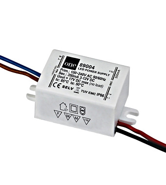 89004, DRIVER 350mA 1-4W LED IP66 100-240V