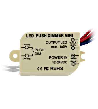 LED Push dimer Mini Mono