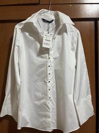 Zara - Bela košulja od poplina