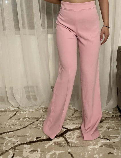 NOVO Zara barbie pink pantalone S/M