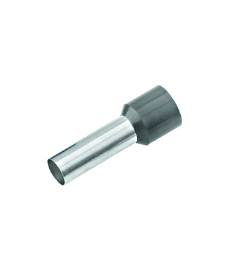 Izolovana kablovska hilzna 4mm²/ 10mm, siva
prodaja isključivo u pakiranjima po 100 komada, u skladu s DIN 46228-4, kontaktni materijal: Cu-ETP u skladu s DIN EN 13600