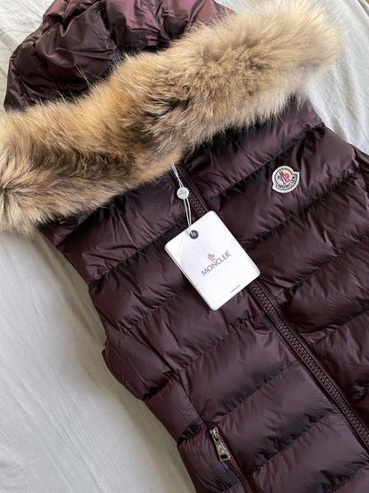 Moncler bordo perjani prsluk %%%12.000