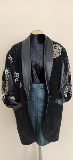 Vintage kozna jakna 80s