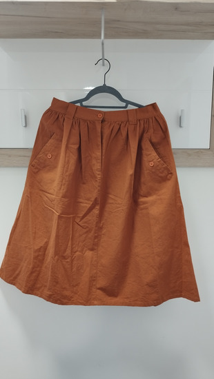 Narandzasta vintage suknja