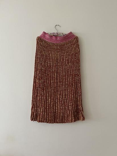 H&M trikotažna plisirana midi suknja, S/M
