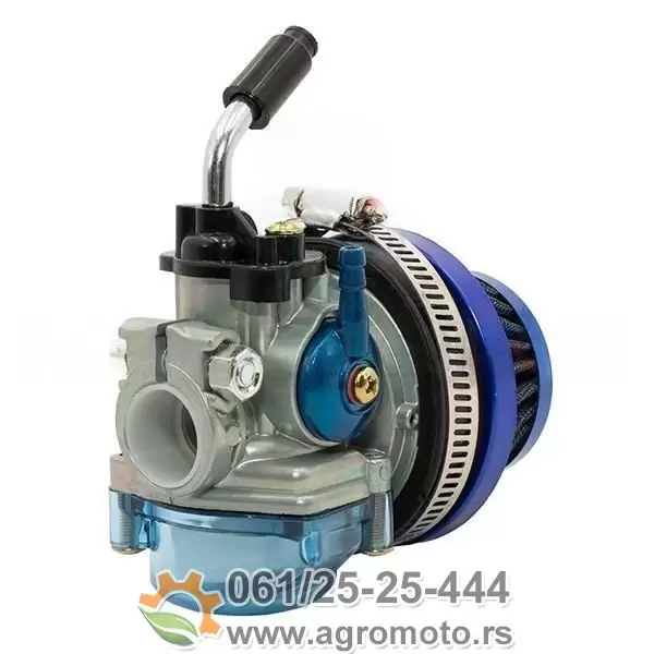 Karburator Dellorto SHA 14-12 Tomos A3 A35 A5 sa filterom plavi