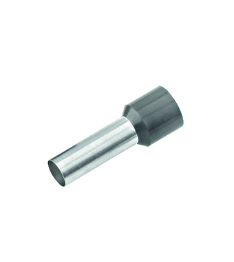 Izolovana kablovska hilzna, 0.75mm²/6mm, siva
prodaja isključivo u pakiranjima po 100 komada, u skladu s DIN 46228-4, kontaktni materijal: Cu-ETP u skladu s DIN EN 13600