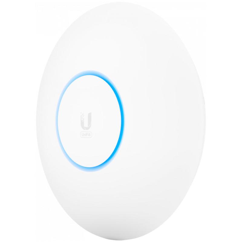 Ubiquiti Powerful, ceiling-mounted WiFi 6E access point designed to provide seamless, multi-band coverage within high-density client environments