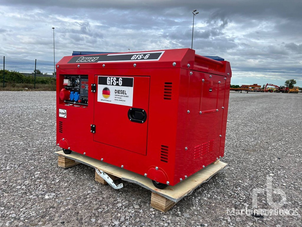 Prodaje se Bauer GENERATOREN GFS-6 ATS 230/400 Volt drugi generator na aukciji