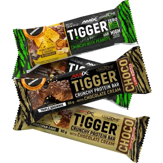 Tigger zero protein bar 60g – Amix™