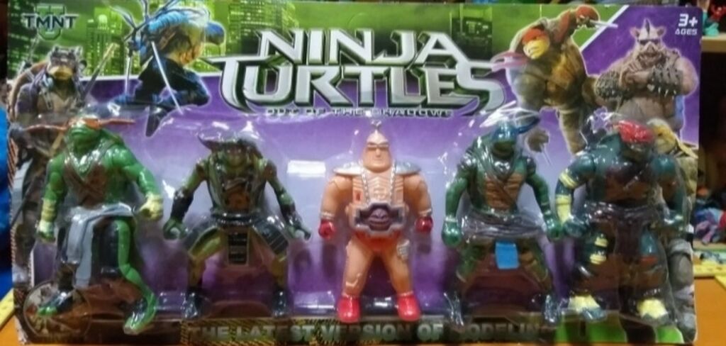 Nindza Kornjace i Krang NOVO Set od 5 Figura AKCIJA Cene nisu fiksne