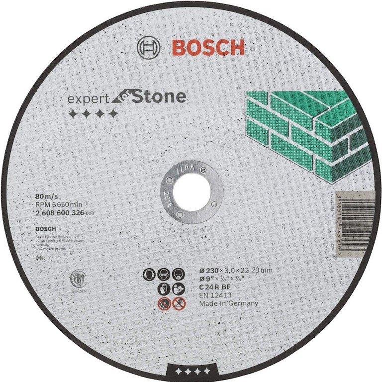 Rezna ploča za kamen Expert C24 R BF 230x3.0mm BOSCH