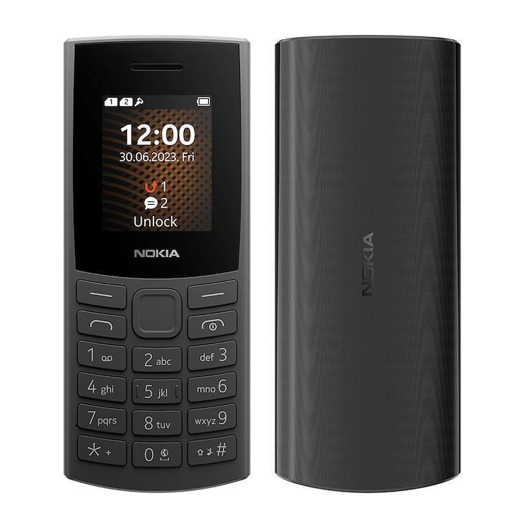 Mobilni telefon Nokia 105 2023 1.8″ 4G crni