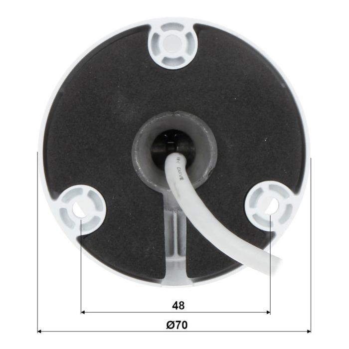 Dahua IPC-HFW2441S-S-0280B AI IP 4MP bullet IC kamera; WizSense serija; 2.8mm; IC 30m; IP67; Micro S