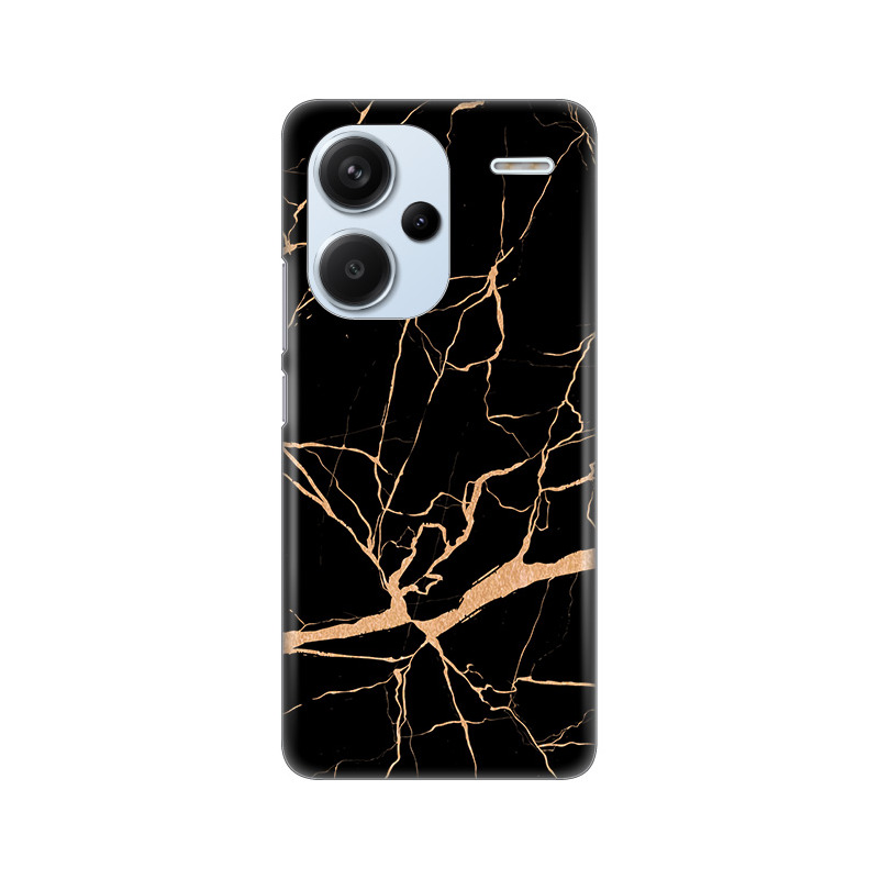 Maskica Silikonska Print za Xiaomi Redmi Note 13 Pro Plus All Black