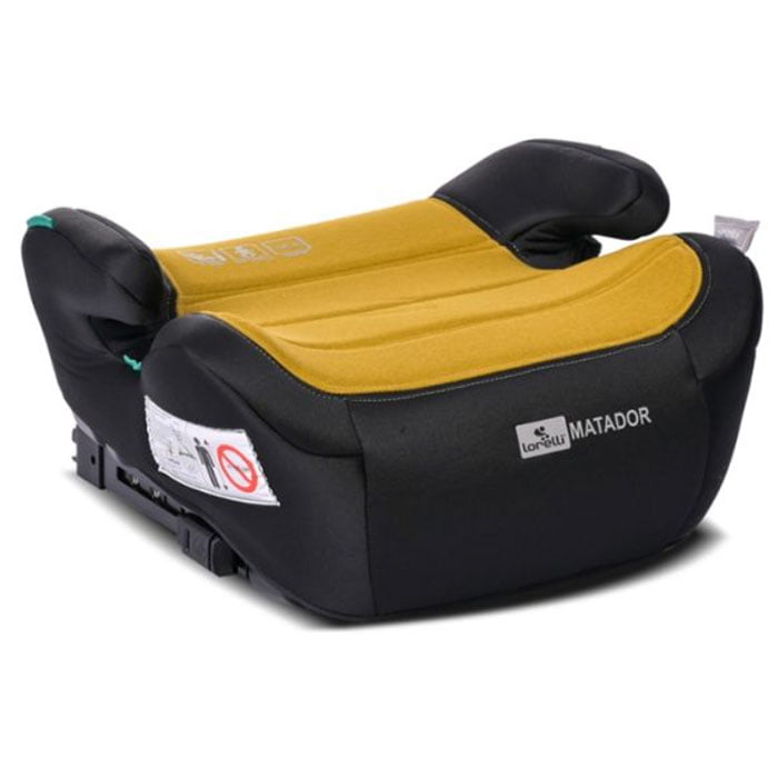 Lorelli auto sedište booster Matador isofix 125-150cm Lemon Curry